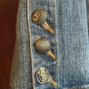Faded Glory | Jackets & Coats | Refurbished Tea Stained Lace Jean ...
